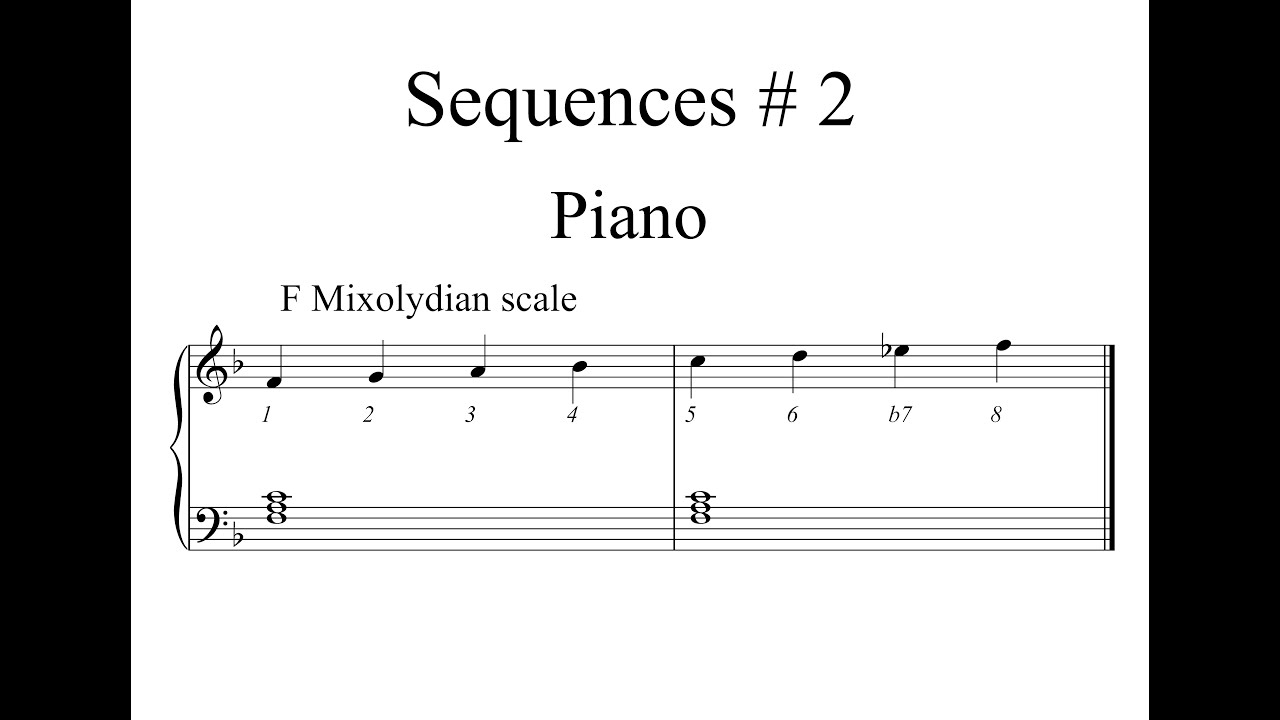 Learn to Improvise Piano - Sequence # 2 - YouTube