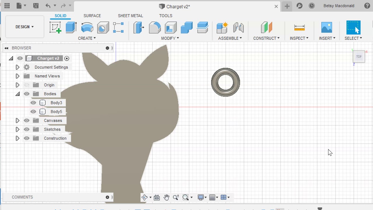 Fusion 360 - Make Keychain - YouTube