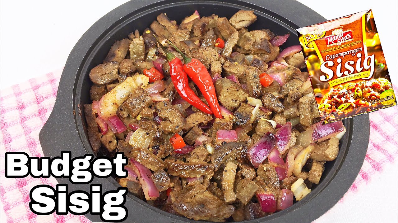 BUDGET RECIPE: Beef Liver Sisig |Easy Lockdown Recipe [Quick & Easy ...