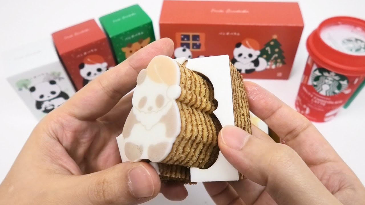 Pop Out Panda Santa Claus Baumkuchen German Tree Cake Christmas version ...