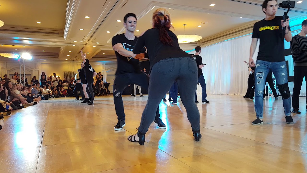 Jordan Frisbee and Tatiana Mollmann TAP allstar/champion strictly swing ...