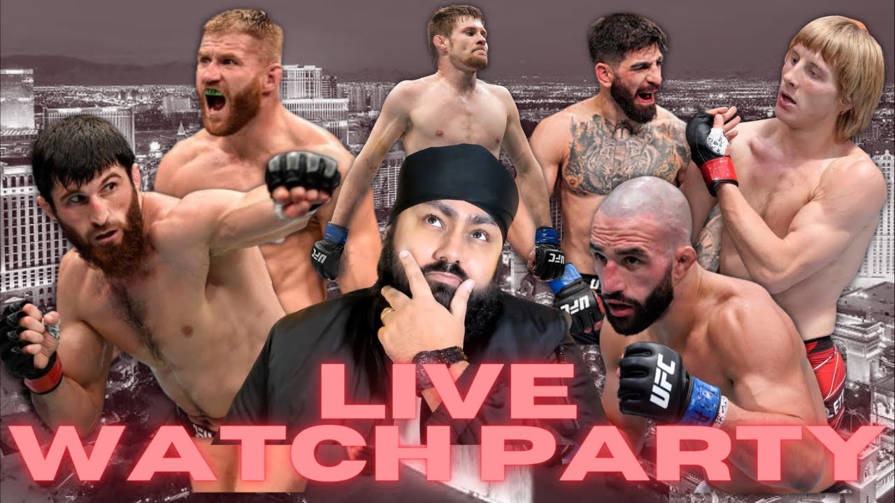 UFC 282 MAIN CARD LIVE WATCH PARTY | Blachowicz vs Ankalaev | Paddy vs ...