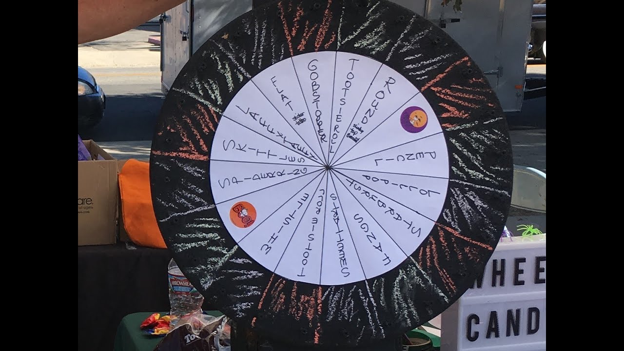 Trunk or Treat game Wheel of Candy & Stuff - Oriental trading co ...