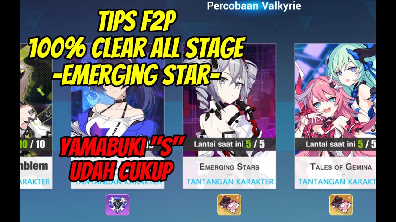 Emerging Star - Tantangan Karakter (Yamabuki Armor) Guide - Honkai Impact - YouTube