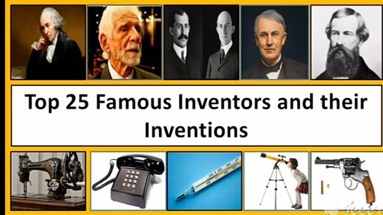 Top 25 inventors and their invention / very important Gk Questions in ...