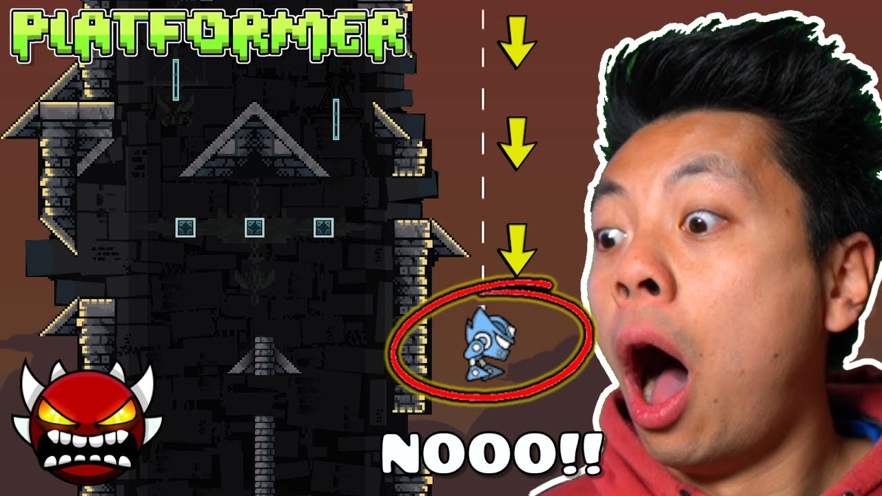 Jump King But It's Geometry Dash - YouTube