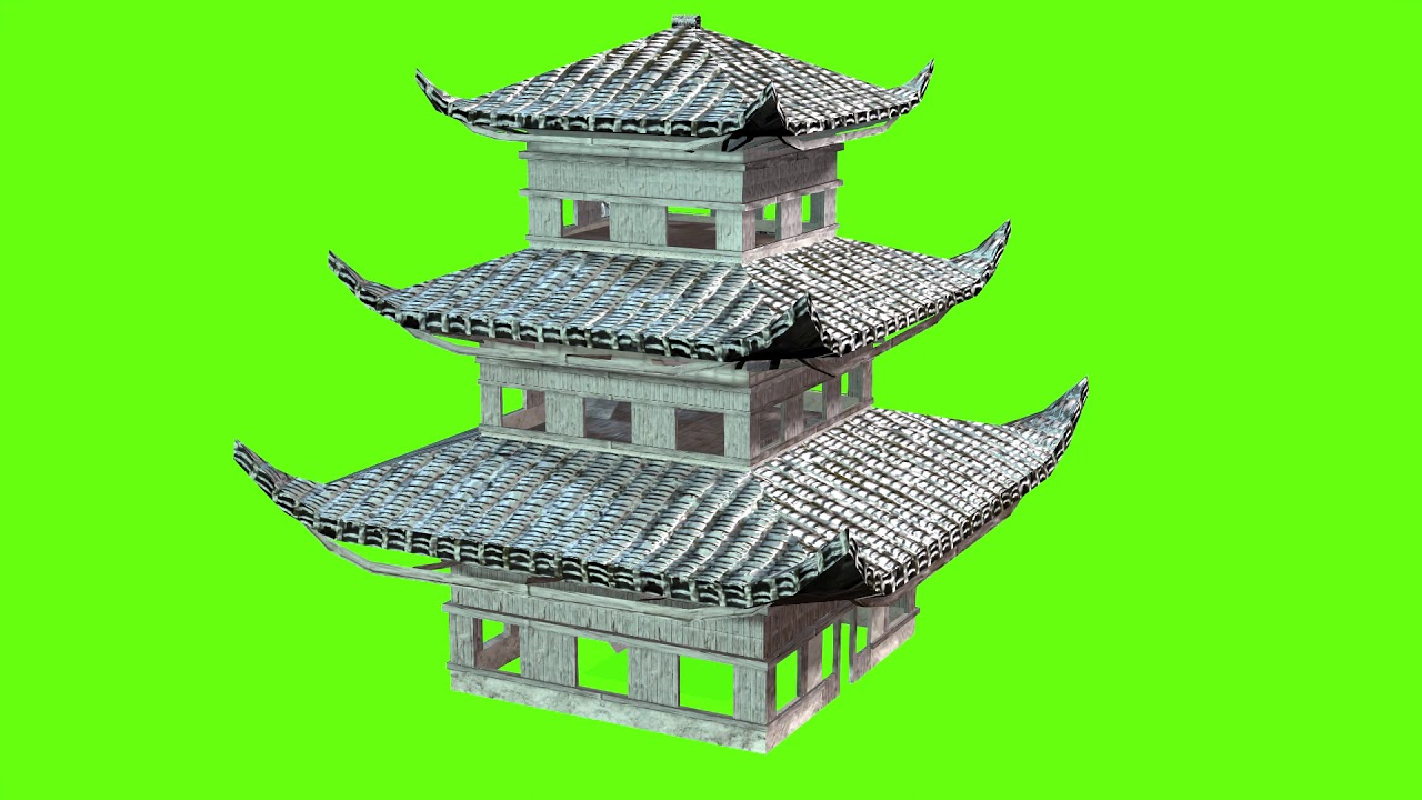 Green Screen Japan House 2 Video - YouTube