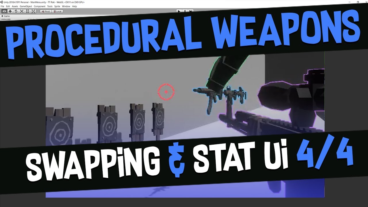 Weapon Generator inspired by Borderlands using Unity: Dropping weapon physics, raycast to enable ...