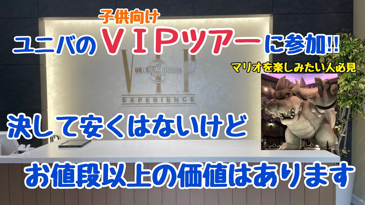 子どもの夢が叶う！USJのキッズ向け「スーパー・ニンテンドー・ワールドVIPツアー」を体験！ - YouTube