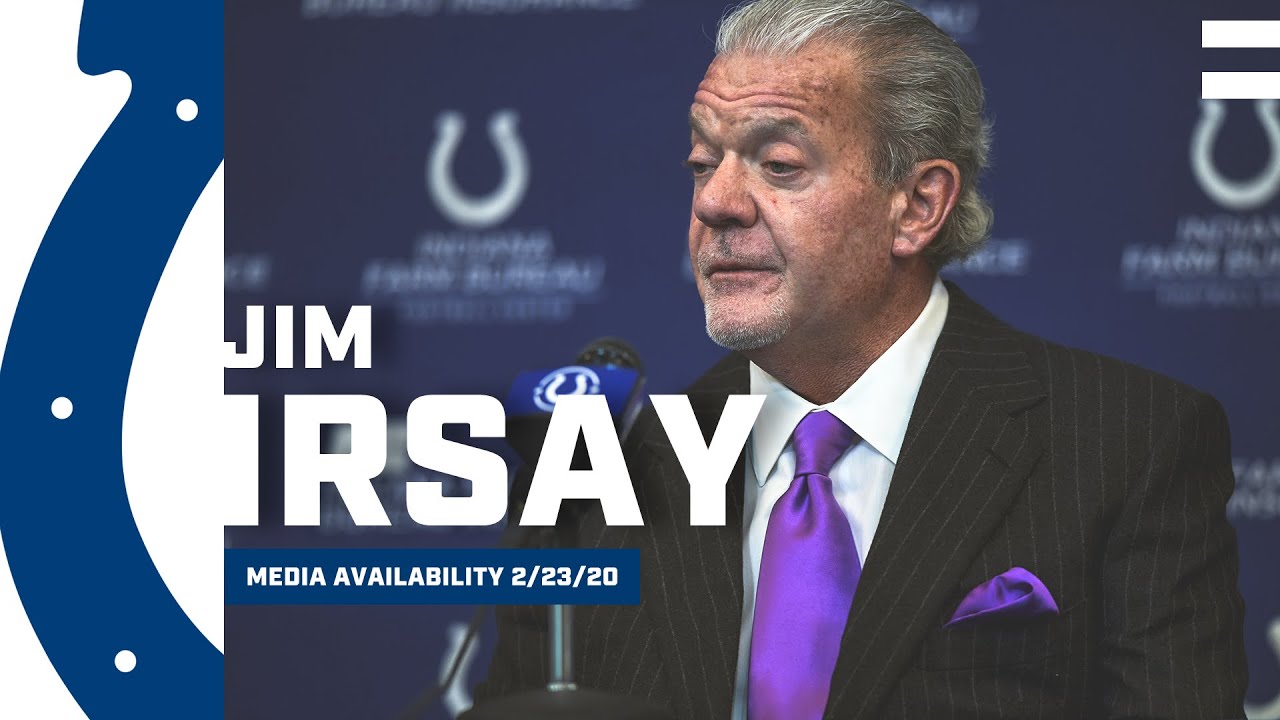 Jim Irsay Press Conference | 2020 NFL Combine - YouTube