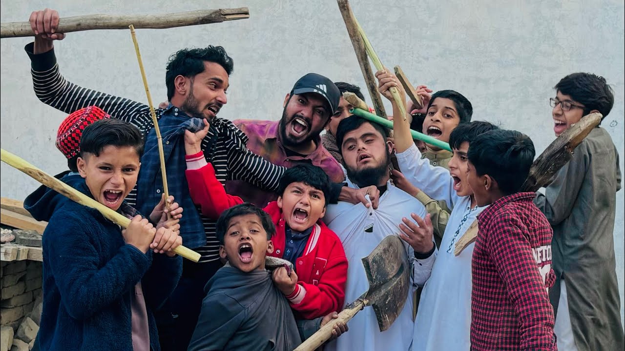 Asad or kako ki khatarnak larai 😳|| Asad Apni gang ko le aya || Anas ...