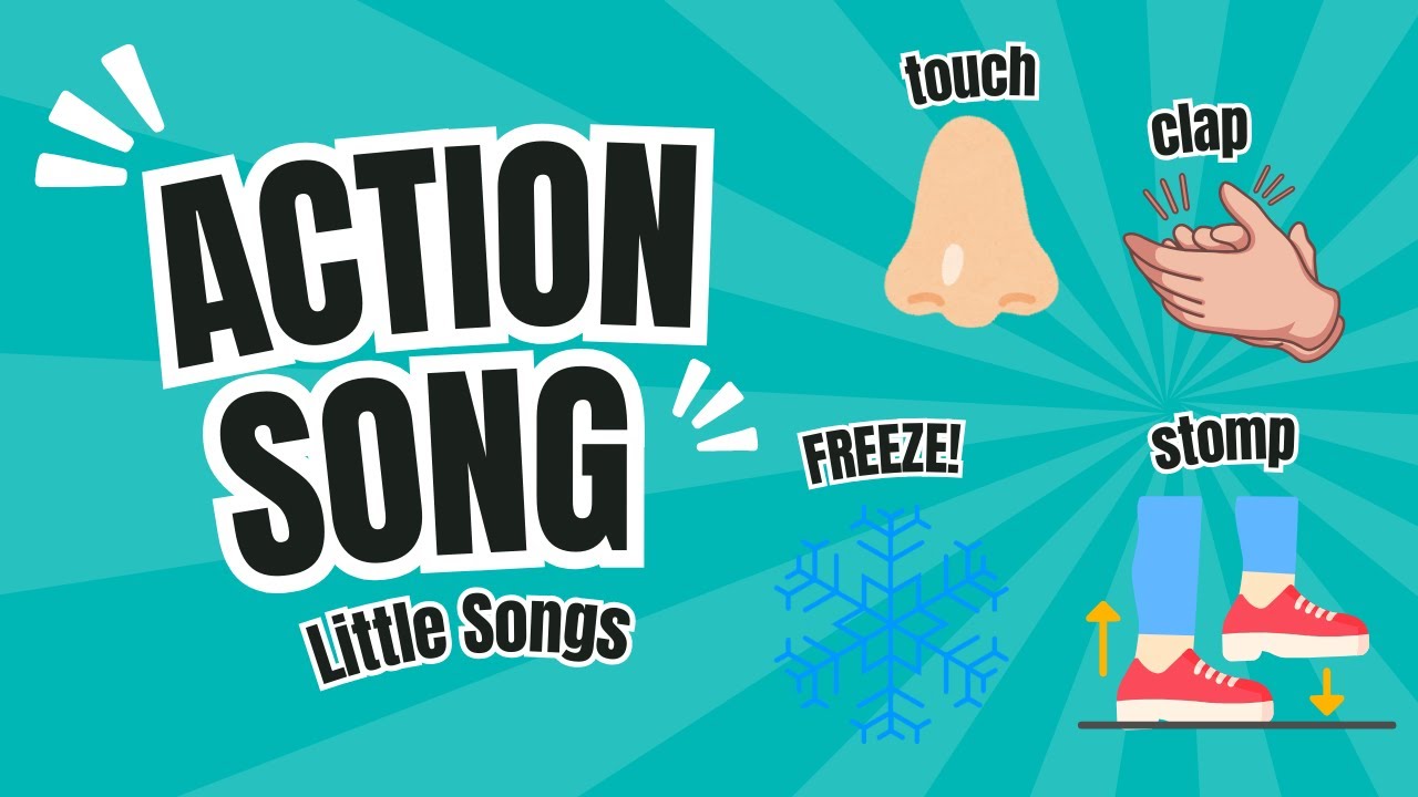 Action Song | Now turn around and freeze!!! - YouTube