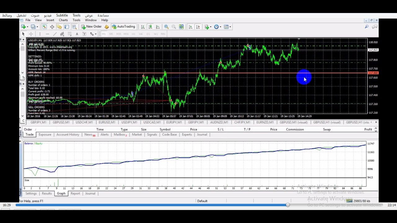 Money-Grid_V4_Non_Hedge_FULL.ex4 - EA - USDJPY- back test - YouTube
