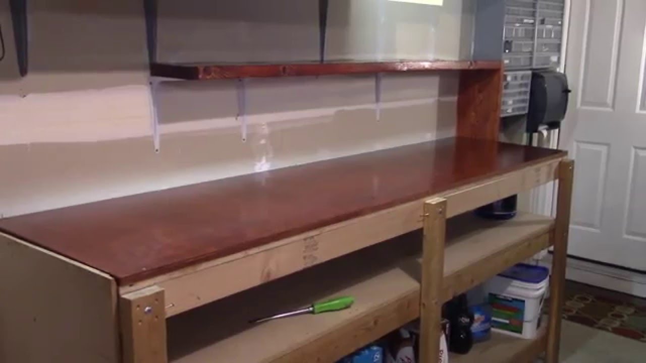 Upgrade This Old Bench, Video 14, Bench Tops Stained and Positioned ...