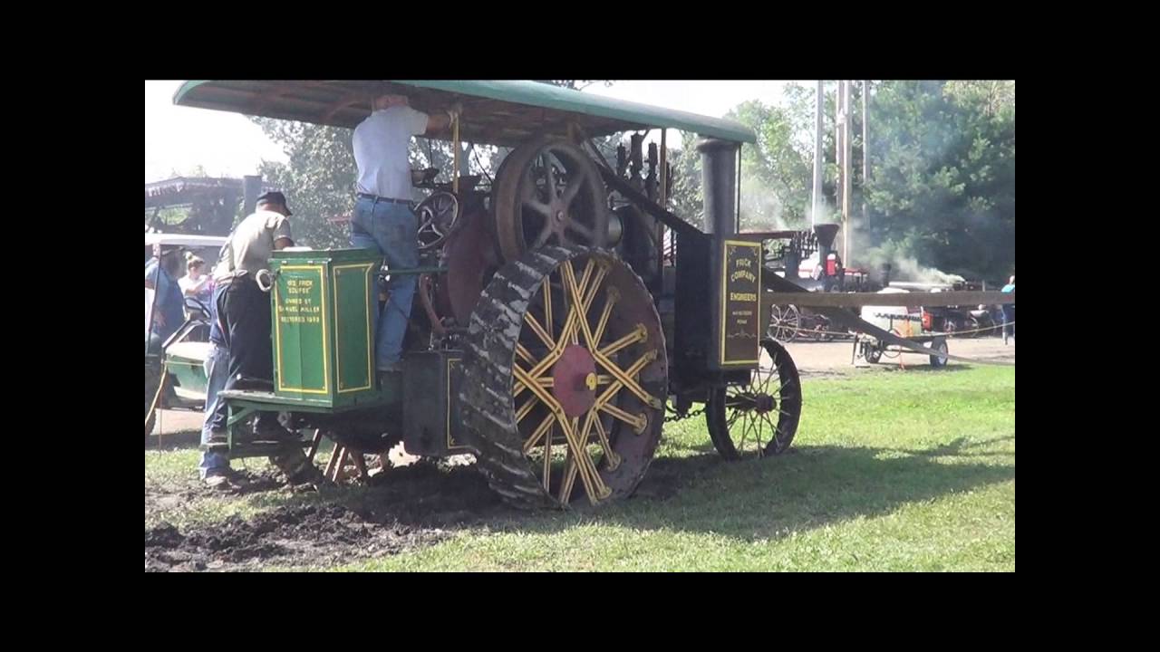 A Frick Steam Tractor Running a Baker Fan - YouTube