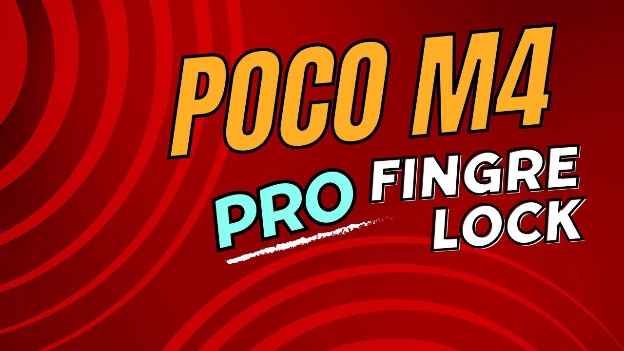 poco m4 pro fingerprint lock kese lagaye - YouTube
