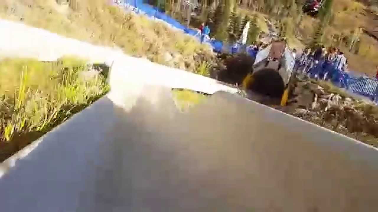 Riding the Alpine Slide in Snowbird, UT - YouTube