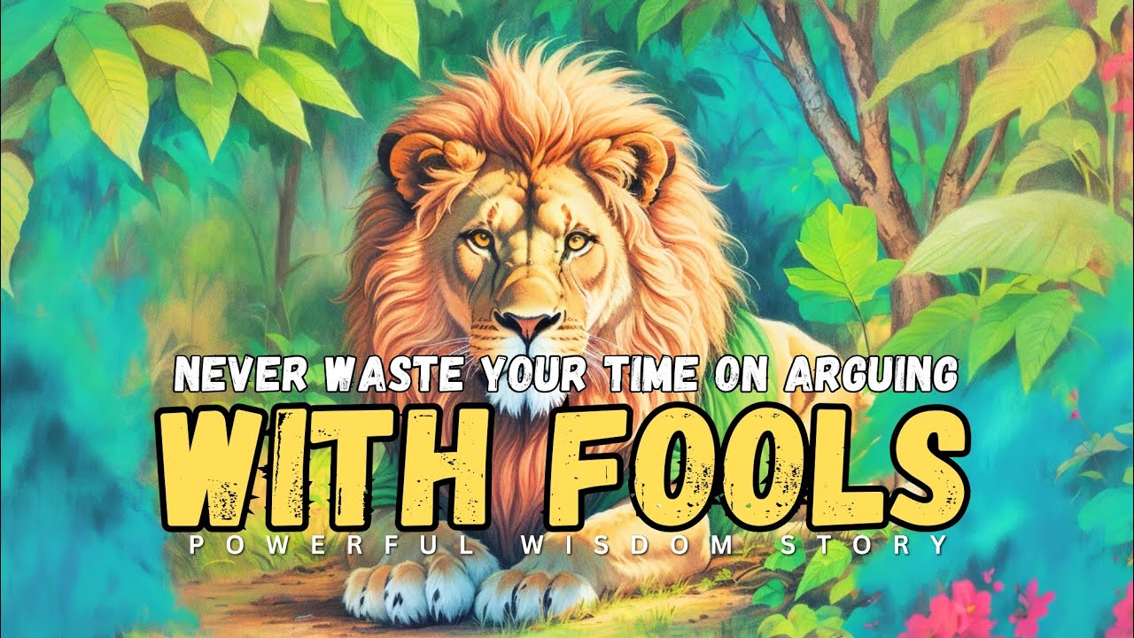 Never Waste Time on Arguing with Fools: The lion's lesson powerful ...