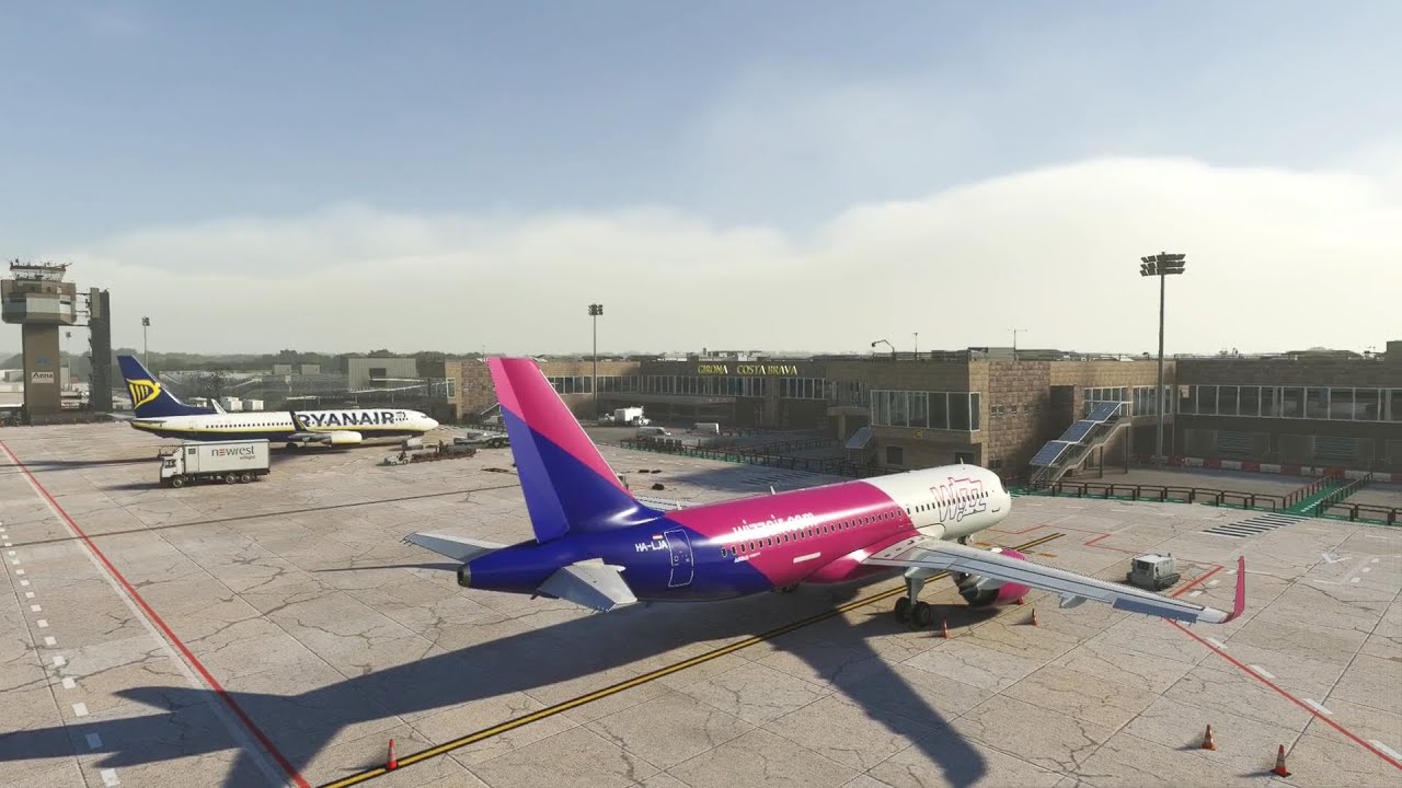 FS 2020 de Girona a Zurich amb l'A320 (1/3) - YouTube