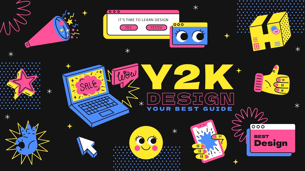 A Step-by-Step guide on how to create a Y2K-Inspired Design! # ...