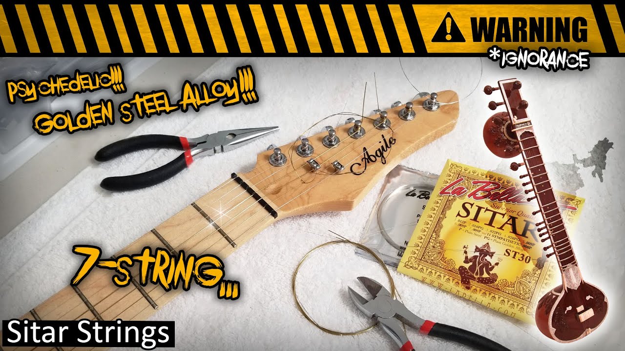 I Put Sitar Strings On My 7-String Guitar - YouTube