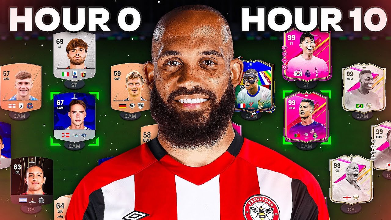 I Spent 10 Hours Upgrading Bryan Mbeumo’s FC 24 Account! - YouTube