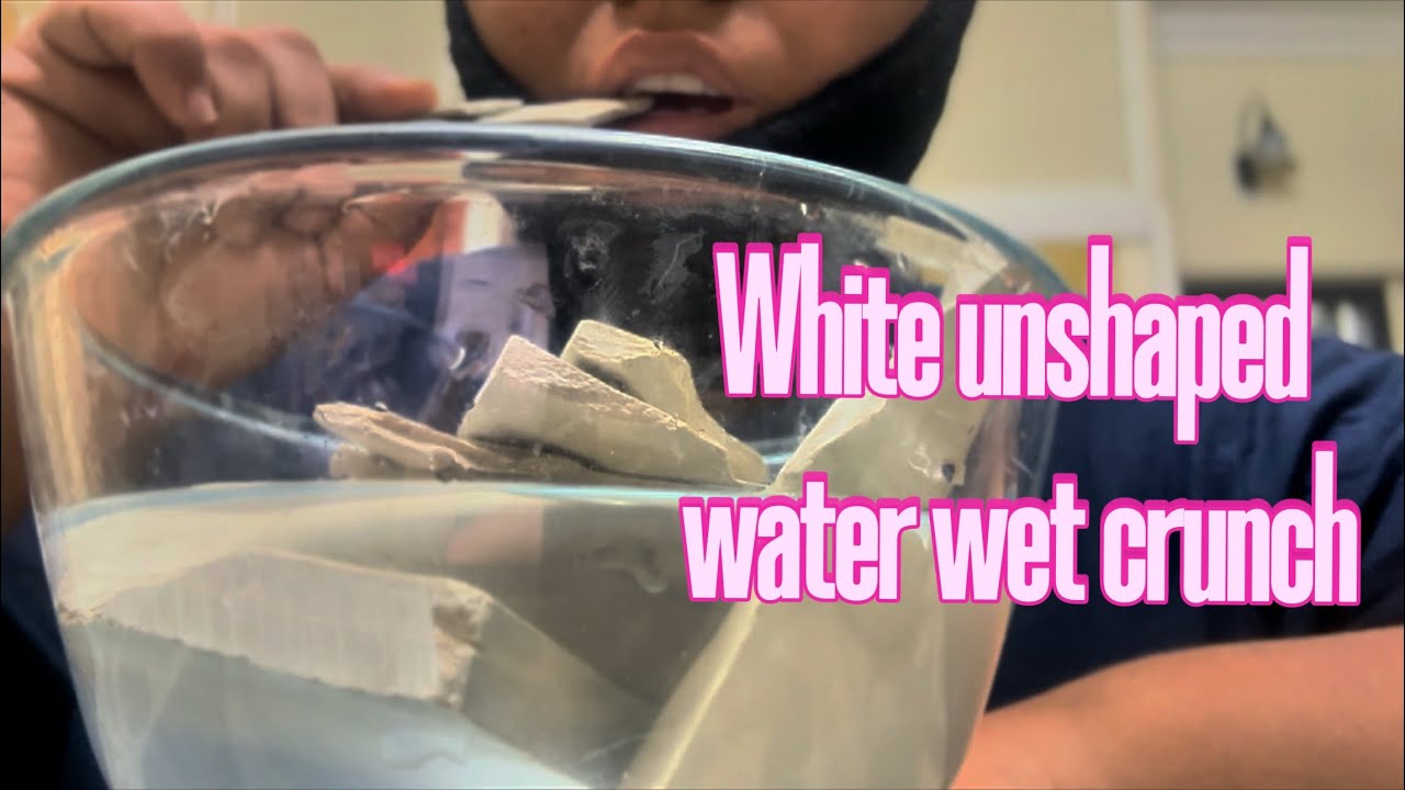 White unshaped water wet crunch | Requested video | mask girl crunch ...