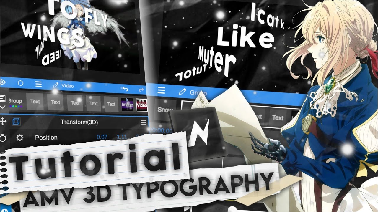 Tutorial Amv 3D Typo Like AE!! Node Video - YouTube