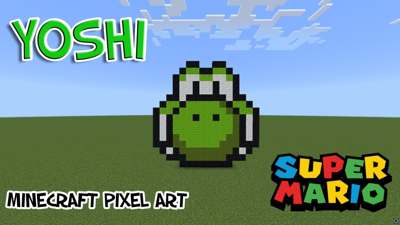 Minecraft Yoshi Pixel Art