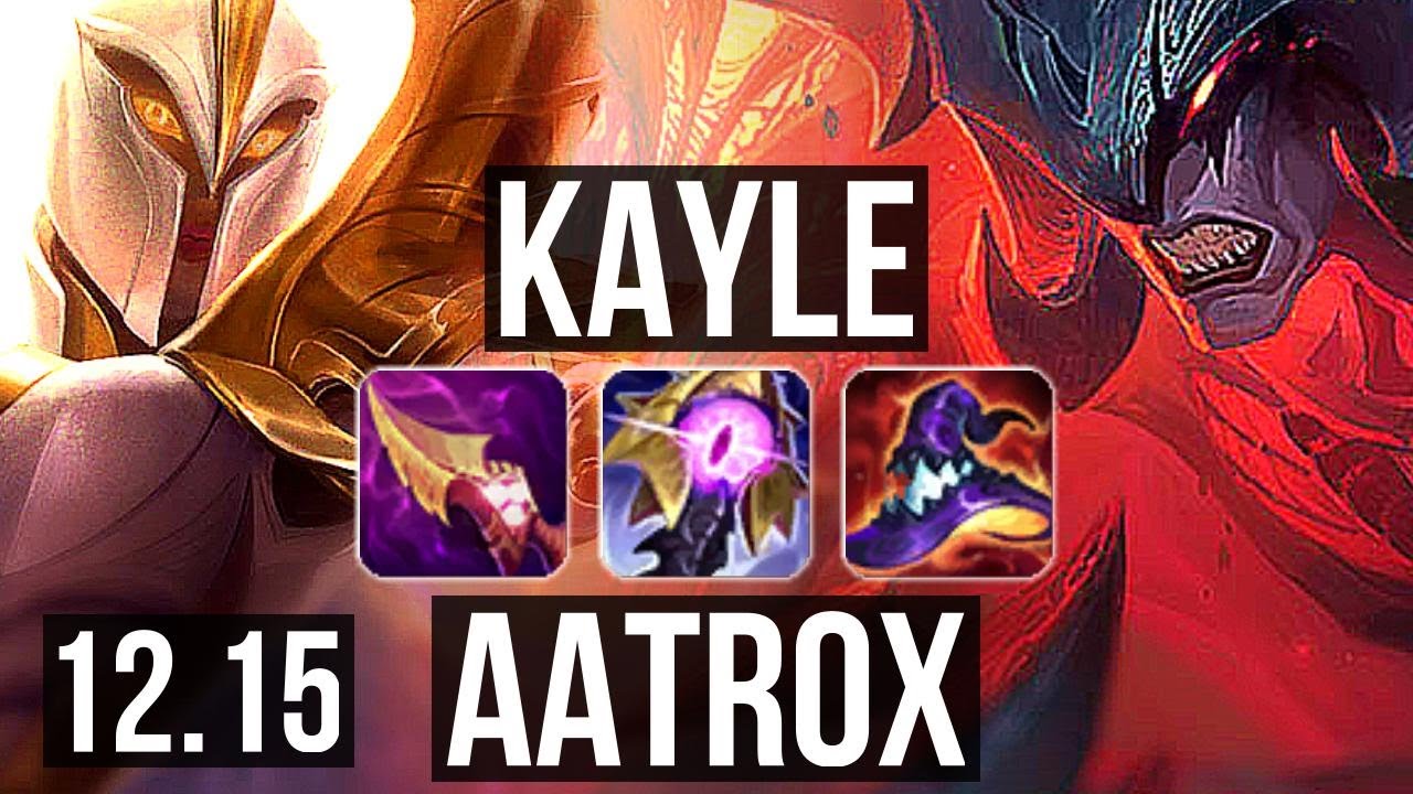 KAYLE vs AATROX (TOP) | Legendary, 600+ games, 10/3/9 | EUW Diamond ...