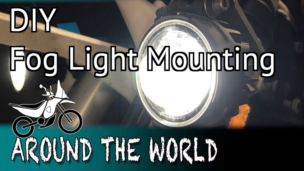 DIY Fog Light Mounting. Improving the view of the road with cornering ...