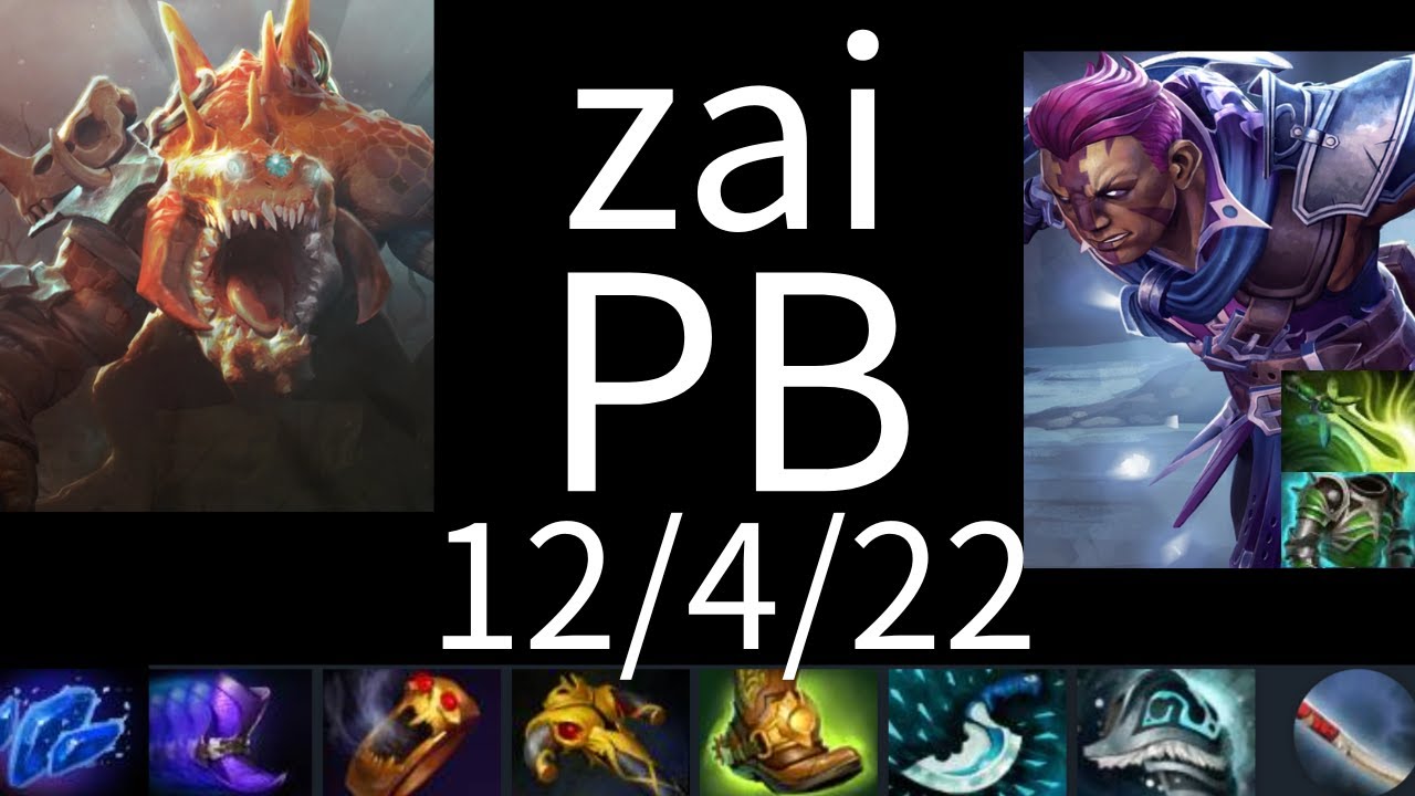 zai Primal Beast vs LS, BM, Storm, Hoodwink, Disruptor - dota2 - YouTube