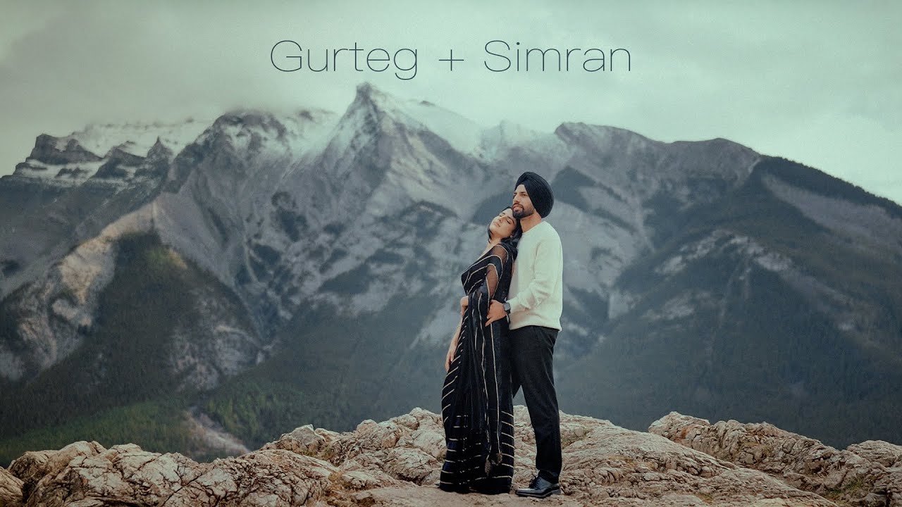 Gurteg & Simran | 4k Pre Wedding | banff | Calgary - YouTube