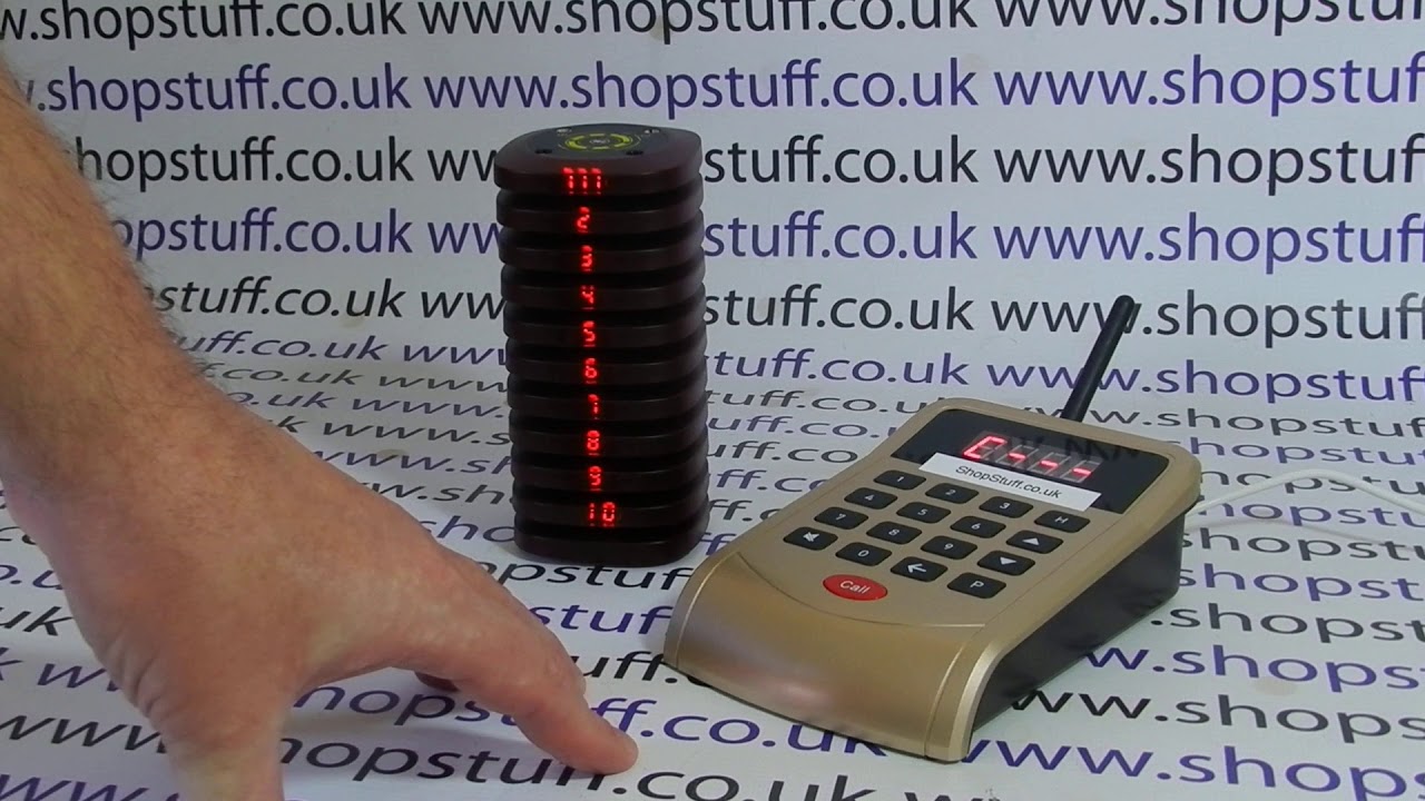 Order Ready Customer Call System Coaster Pager System For Take Aways ...