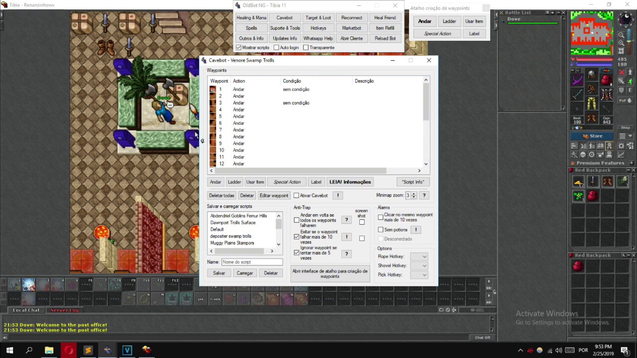 OldBot Tibia bot - Novidades v5.0, Refiller, novas Special Actions e mais! - YouTube
