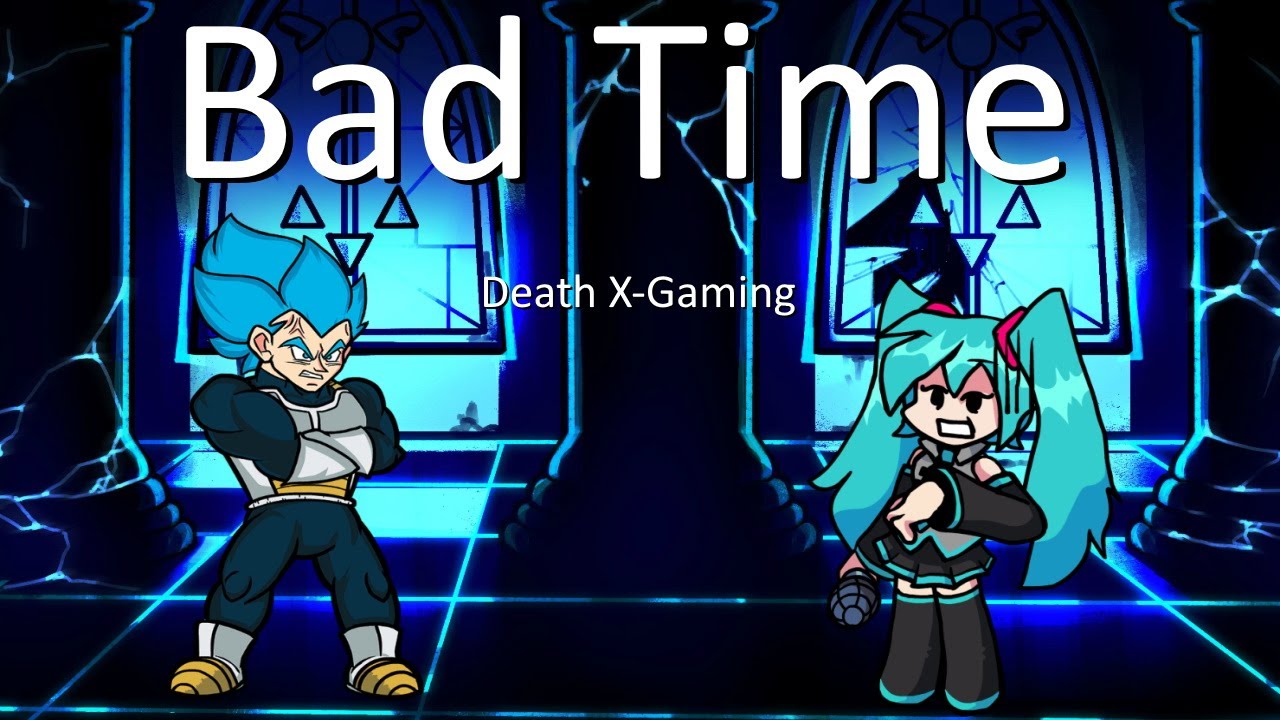 Friday Night Funkin' - Bad Time But It's Vegeta Vs Hatsune Miku (My ...