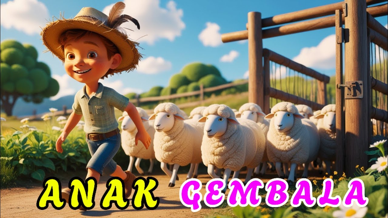 Anak Gembala Versi terbaru 🐑 Lagu anak terbaru, lagu anak Indonesia ...