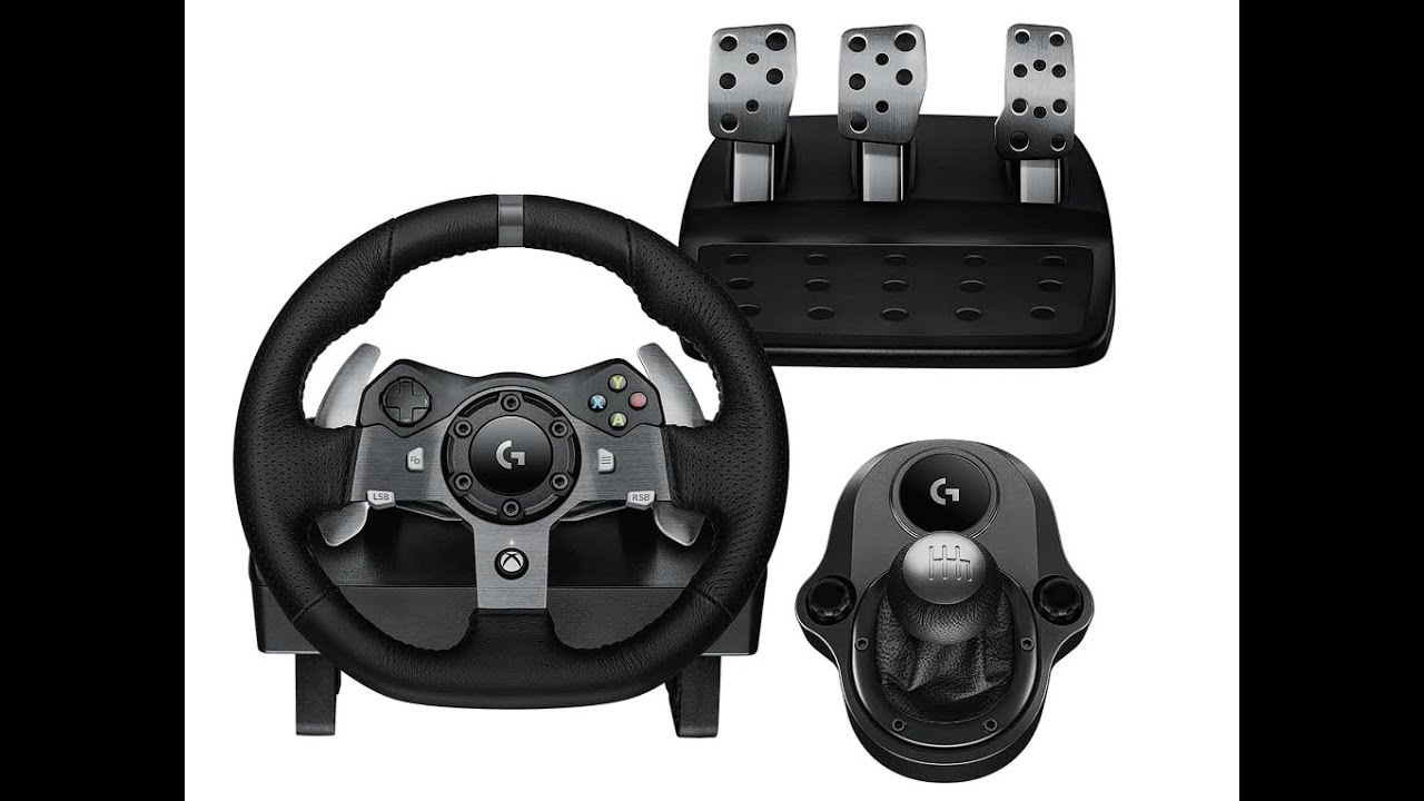 Logitech G920 Racing Wheel with Floor Pedals And Logitech G Shifter ...