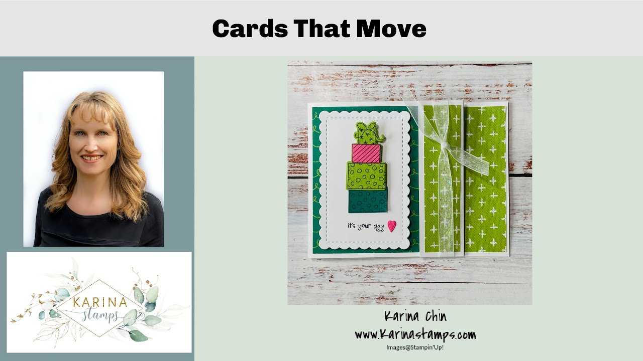 How to make cards that swing! - YouTube