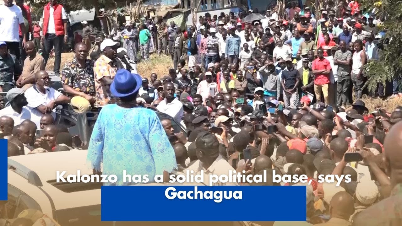 Kalonzo has a solid political base, says Gachagua - YouTube