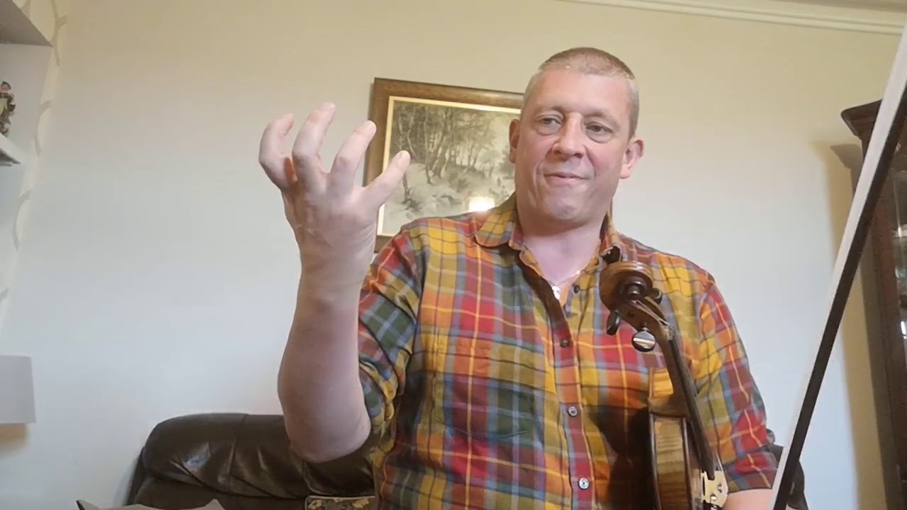 Paul Anderson gives a fiddle workshop on three of his compositions ...