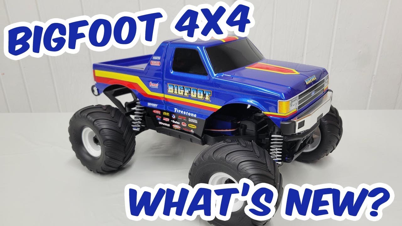 Traxxas Bigfoot 4X4 - What's New? - Comparing to the current BL-2S ...
