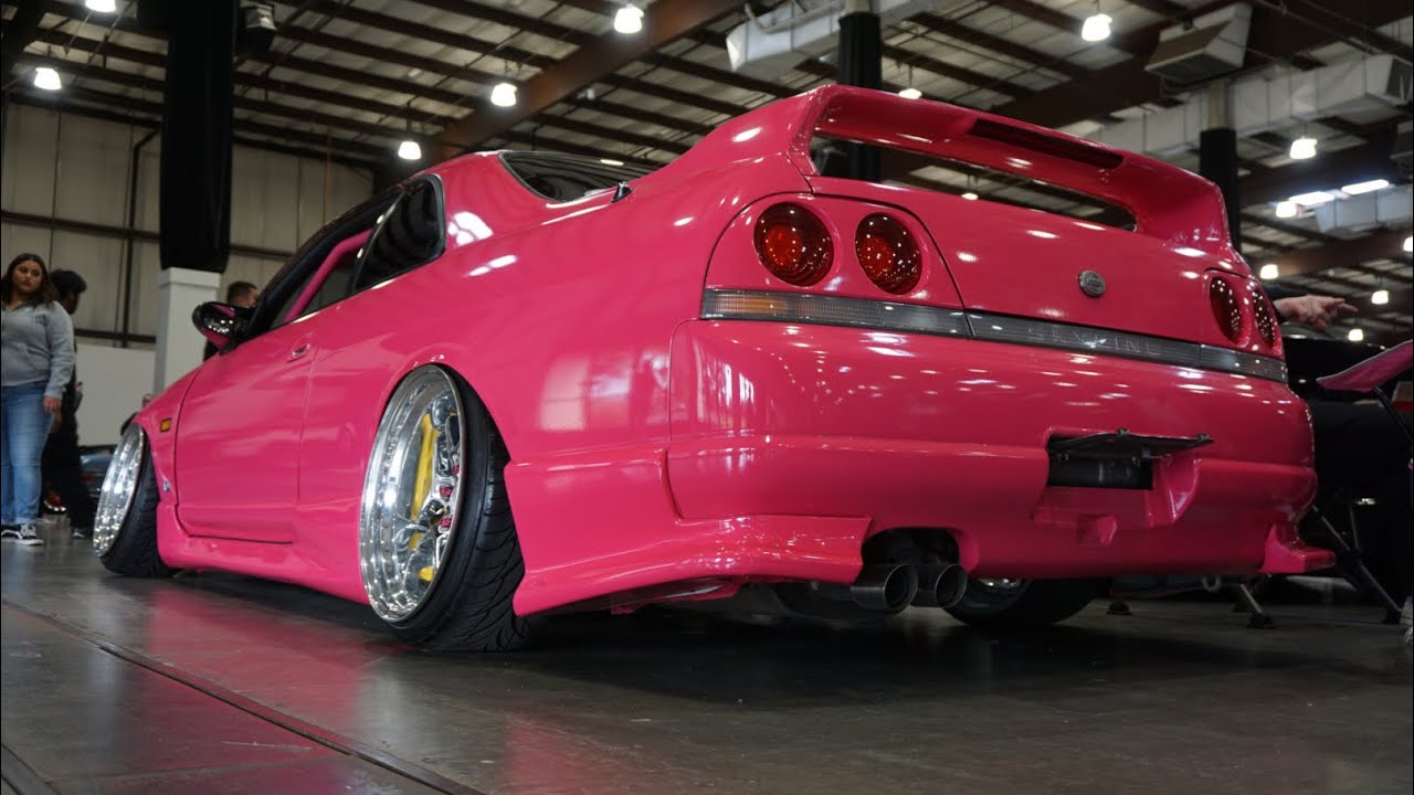 Slammed r33 at stance nation NorCal 2019 - YouTube
