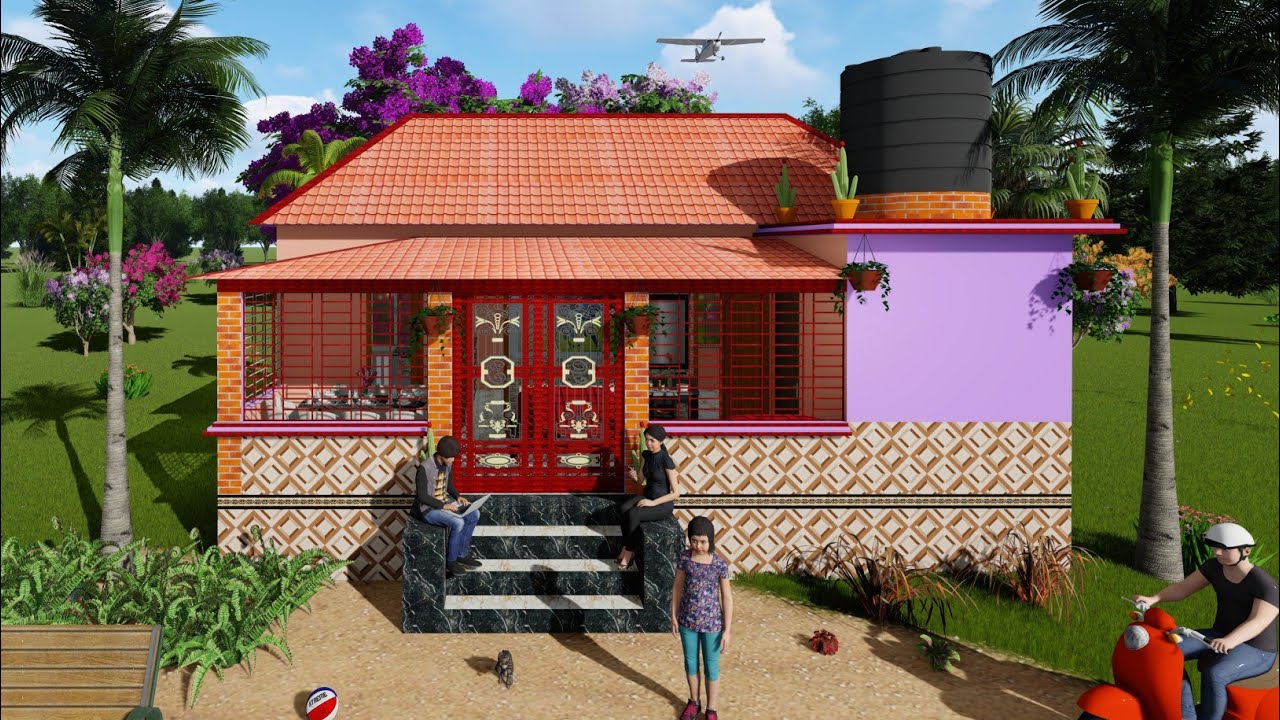 ২ বেডরুমের টিনের বাড়ির ডিজাইন | Tin House 2024 | Small Family Tin ...