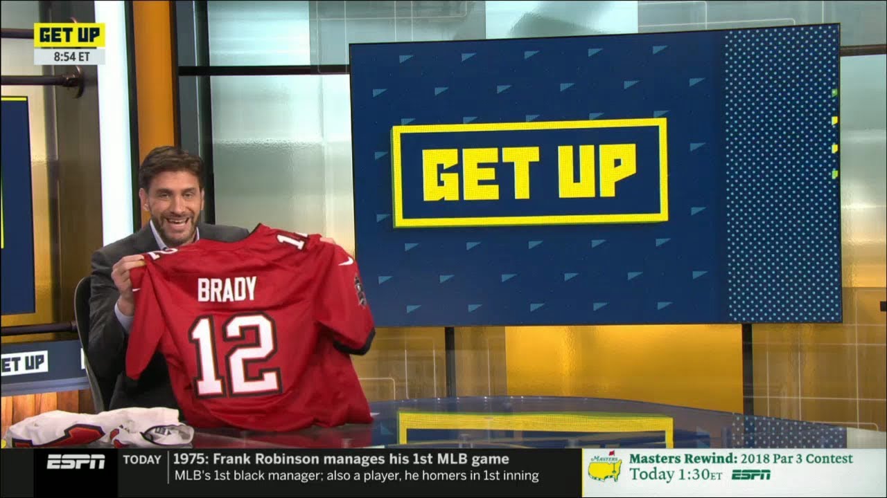 Mike Greenberg reveals Buccaneers' new uniforms, marks & colors - YouTube