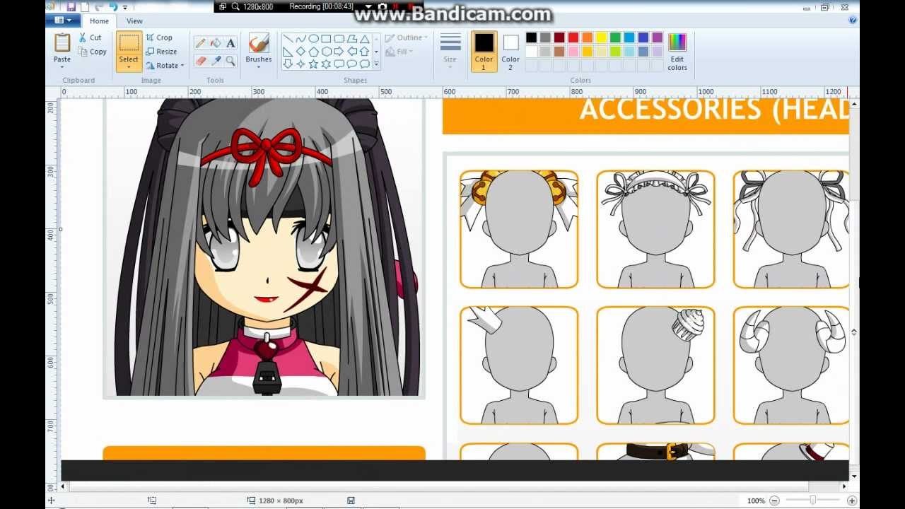 How to make Anime Face Maker and How to save it .. - YouTube