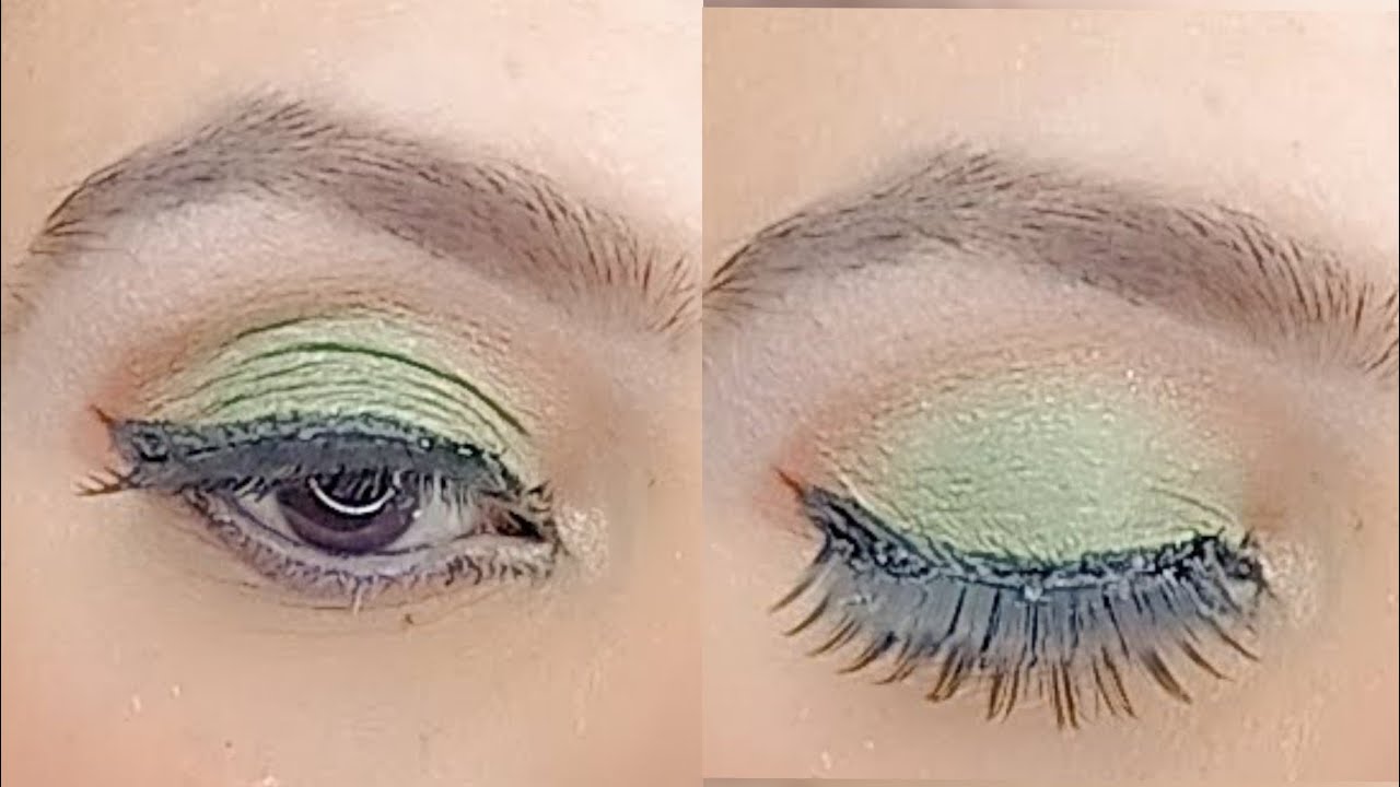 Full video of Light Green Eye Makeup... - YouTube