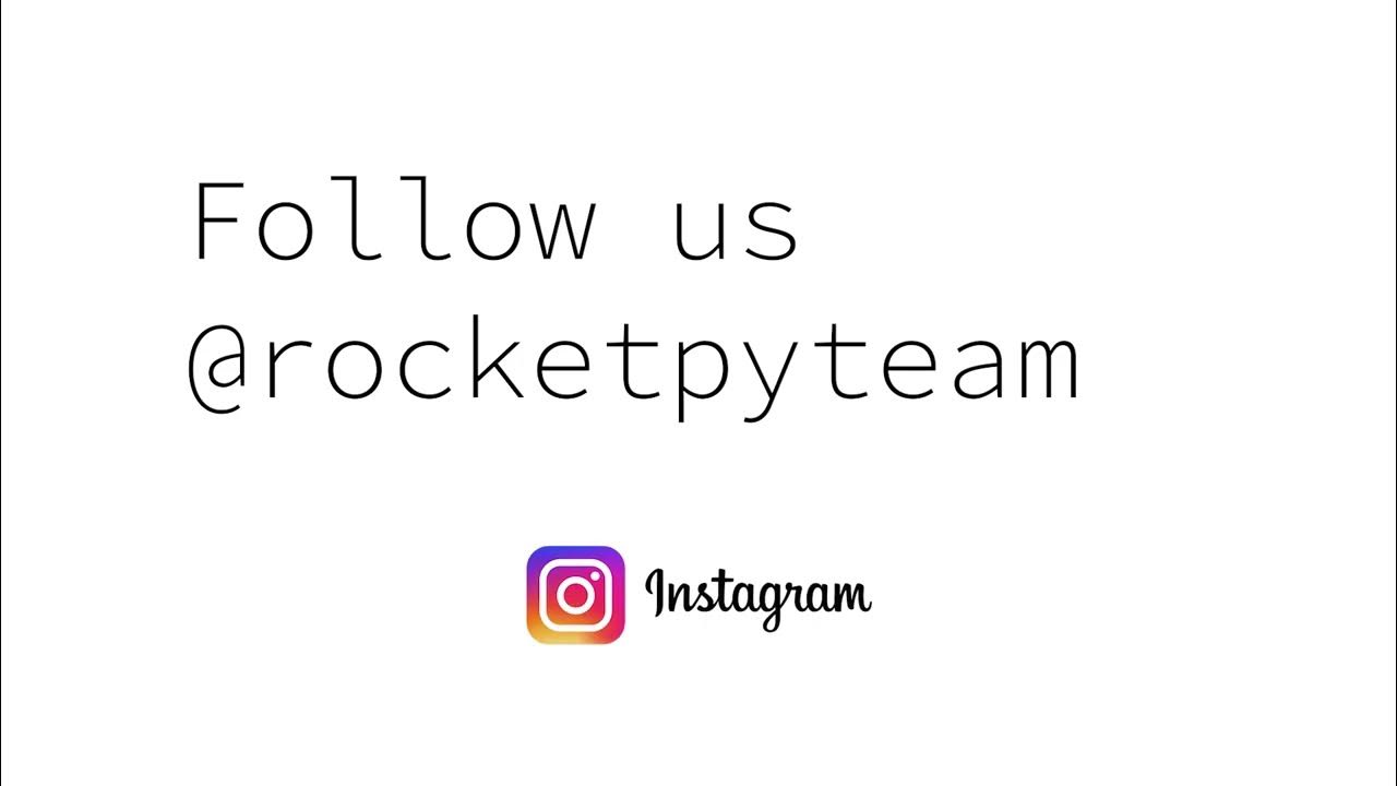Update: RocketPy is now on Instagram! - YouTube