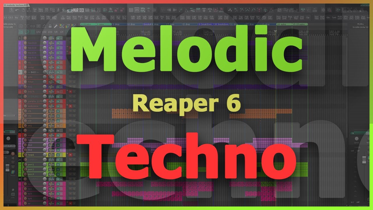 Melodic Techno in Reaper 6 | 2023-09-05 | Melodic Techno Production | # ...