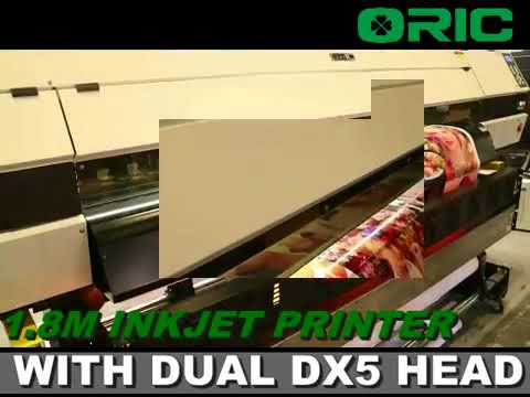 ORIC 1 8M INKJET PRINTER WITH DUAL DX5 HEAD - YouTube